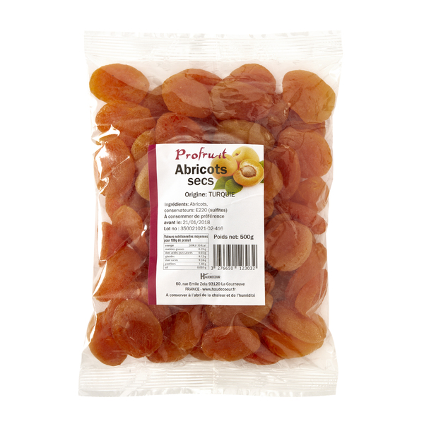Achetez le produit Abricots secs 500 g Profruit